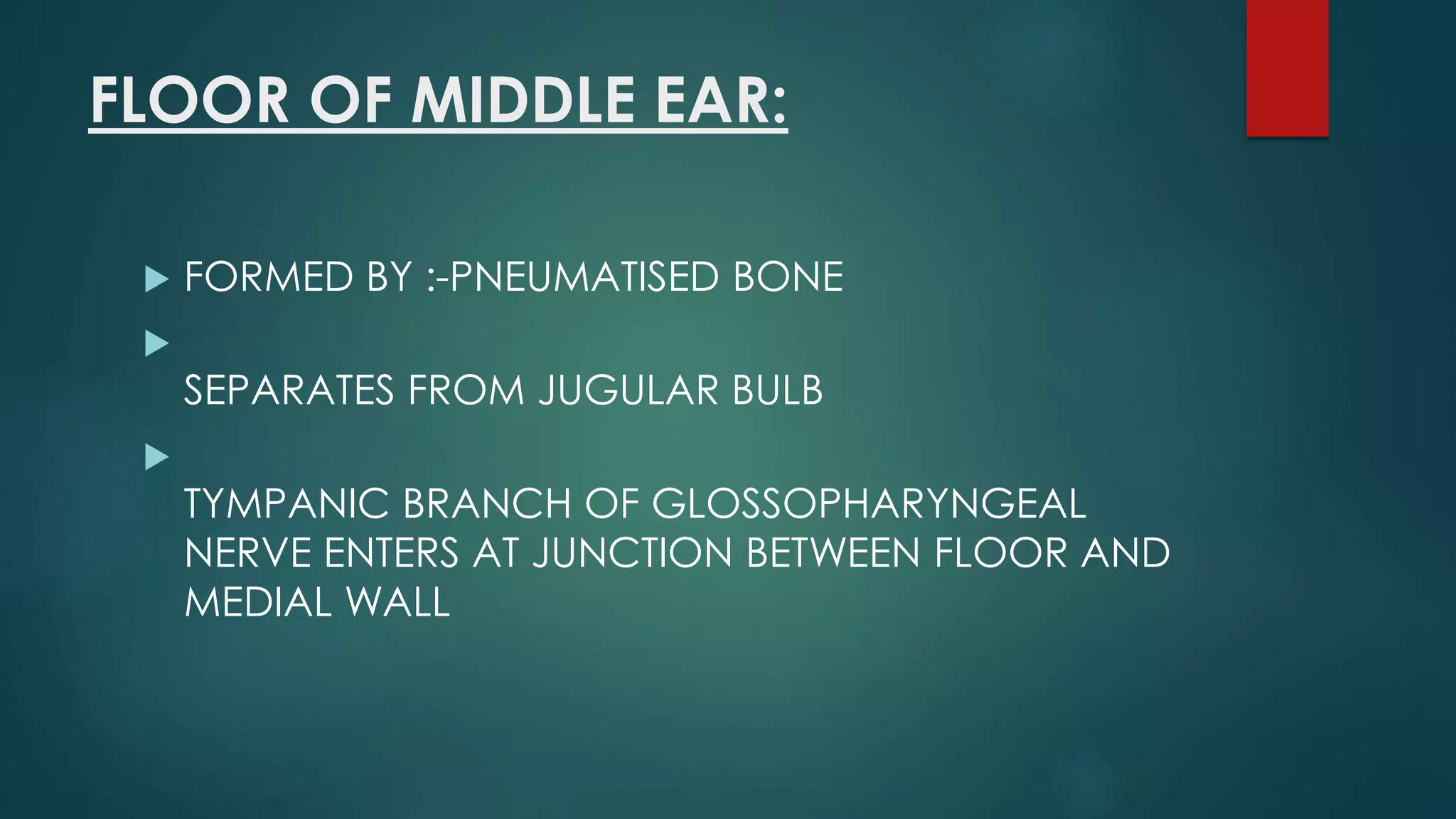 Anatomy of external n middle ear | PPTX