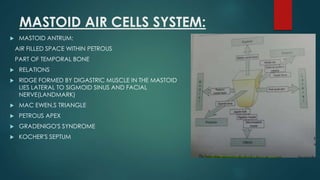 Anatomy of external n middle ear | PPTX