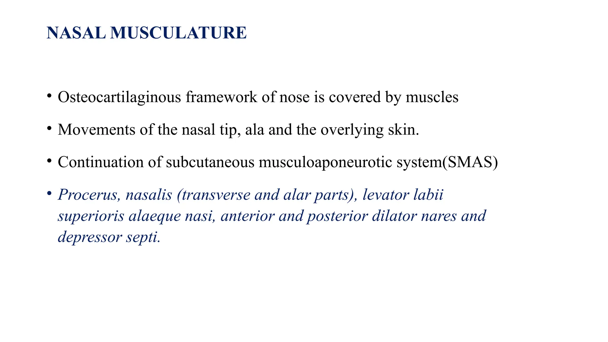 ANATOMY OF EXTERNAL NOSE.pptx . | PPTX