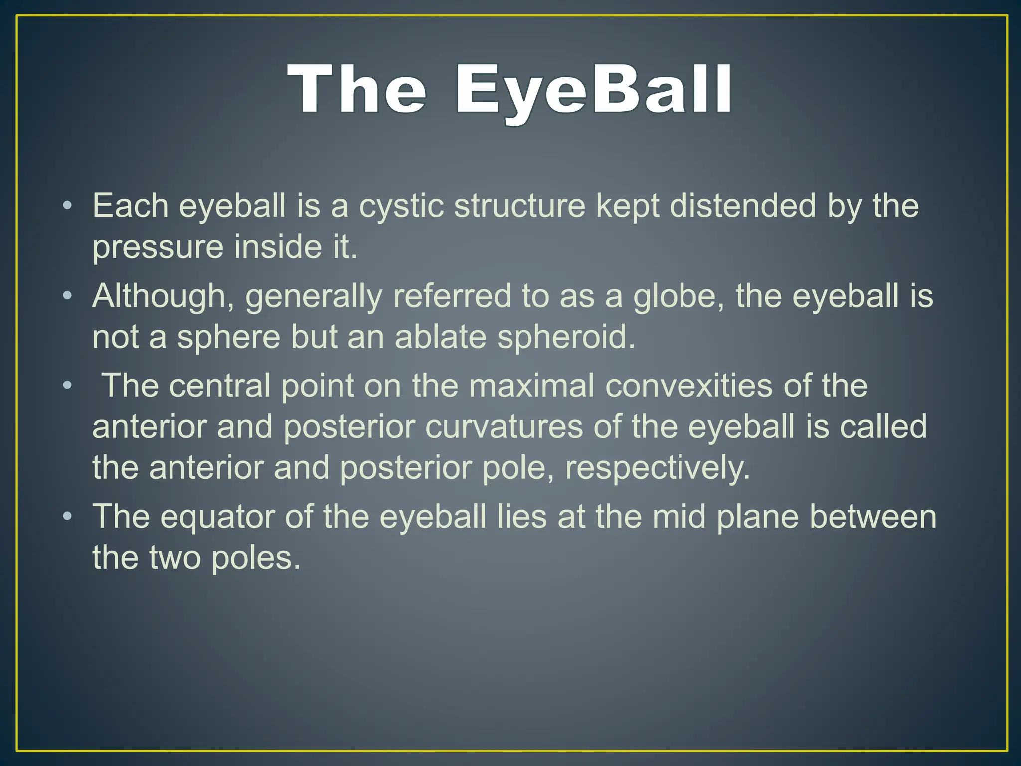 The Basic Anatomy of Eye and Eyeball | PPT