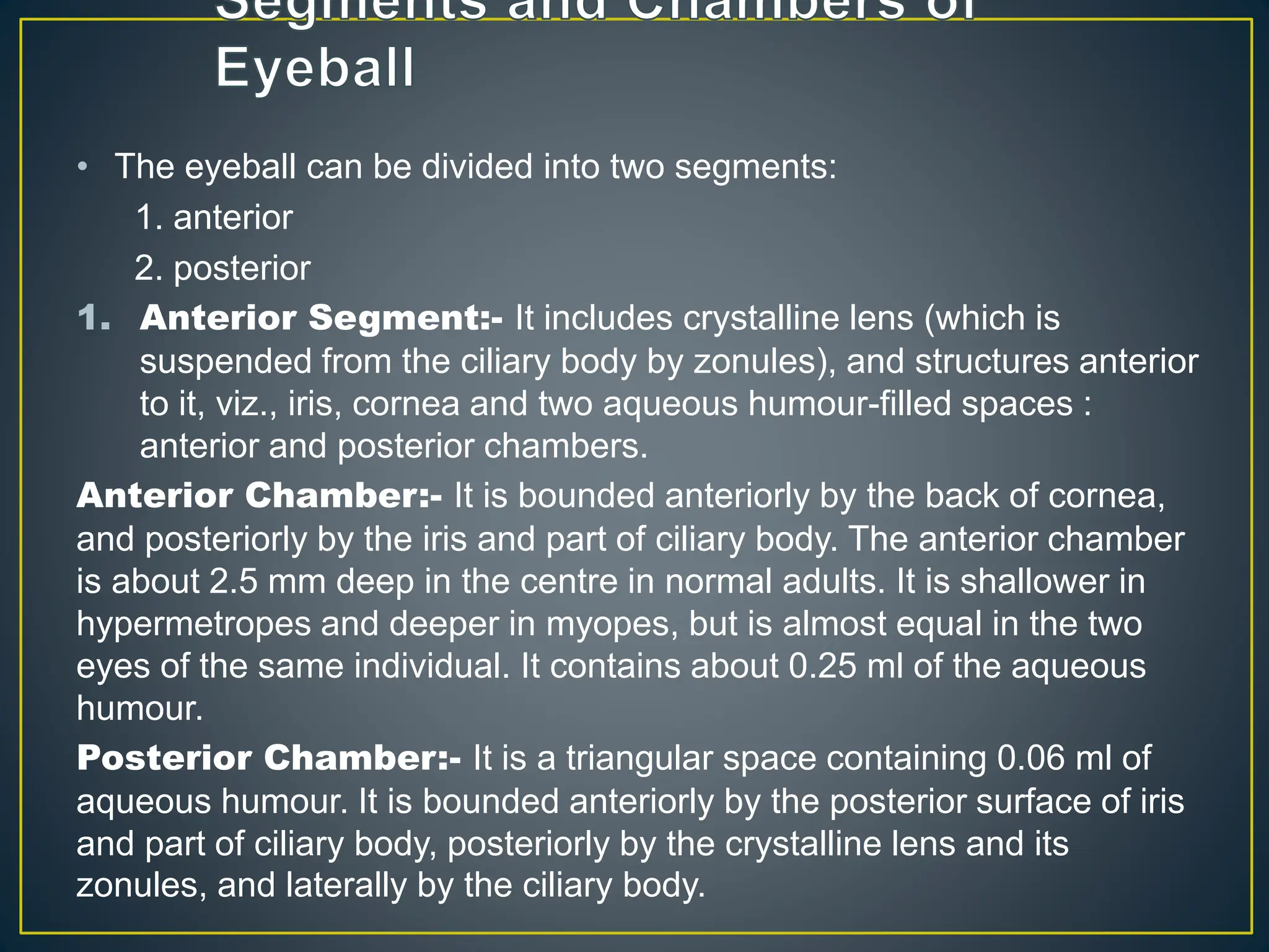 The Basic Anatomy of Eye and Eyeball | PPTX