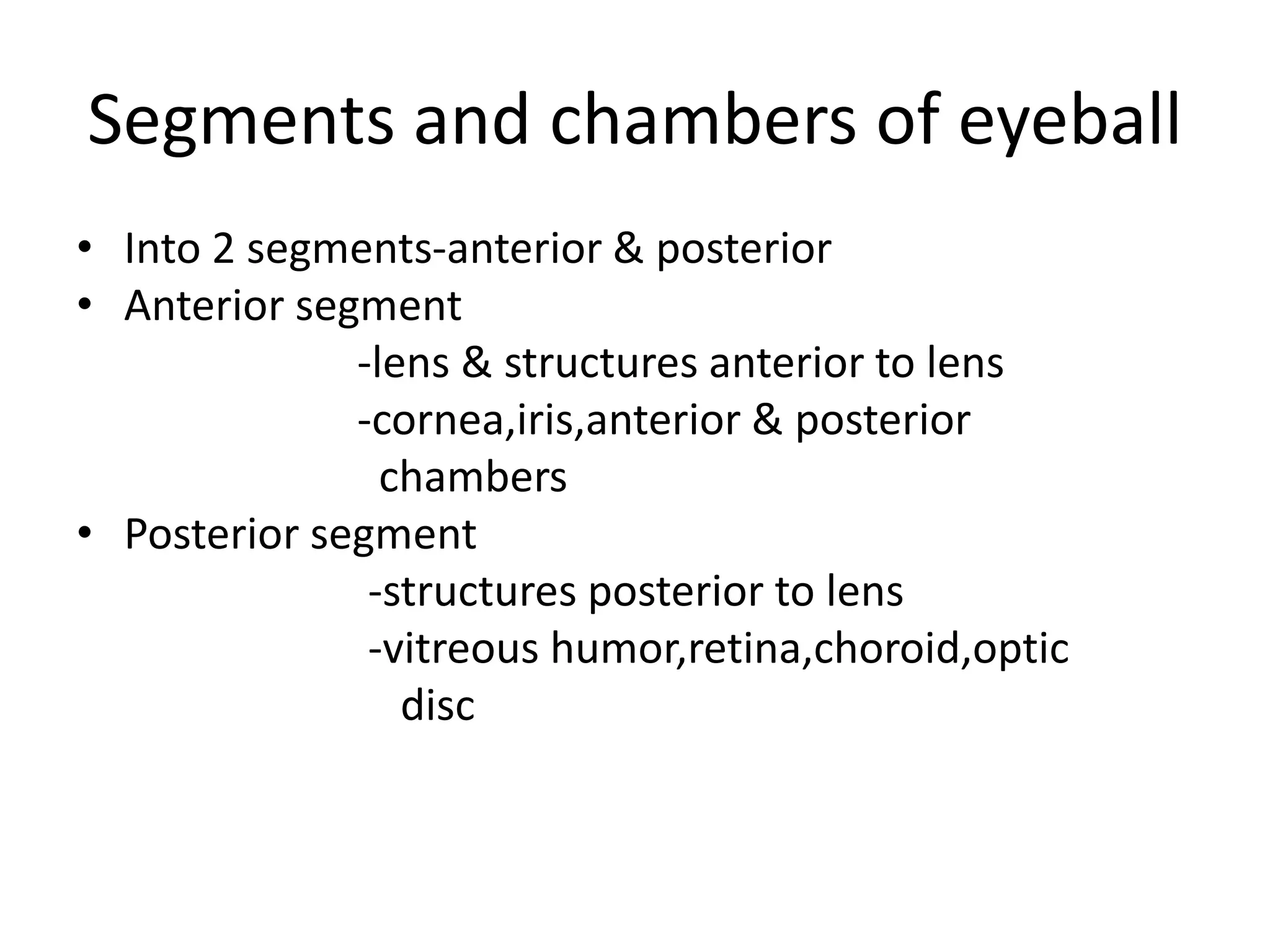 ANATOMY OF EYEBALL MBBS OPTHALMOLOGY CLASS | PPTX