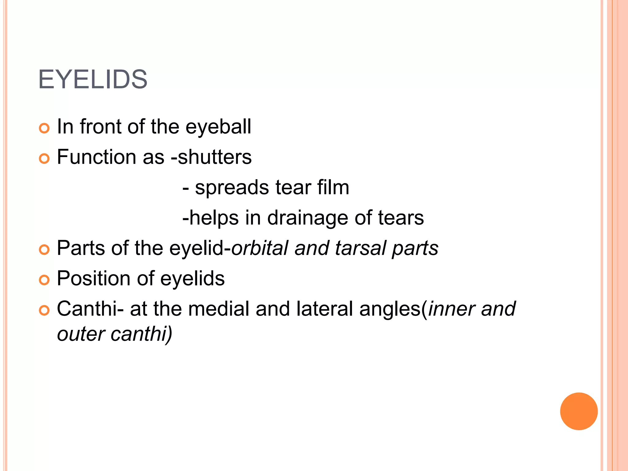 Anatomy of eyeball | PPTX