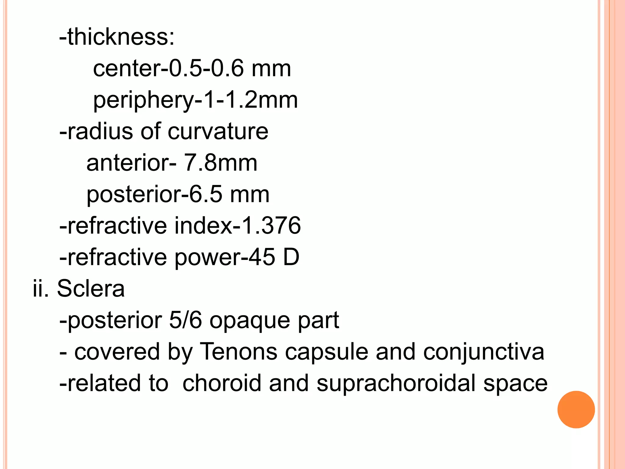 Anatomy of eyeball | PPTX