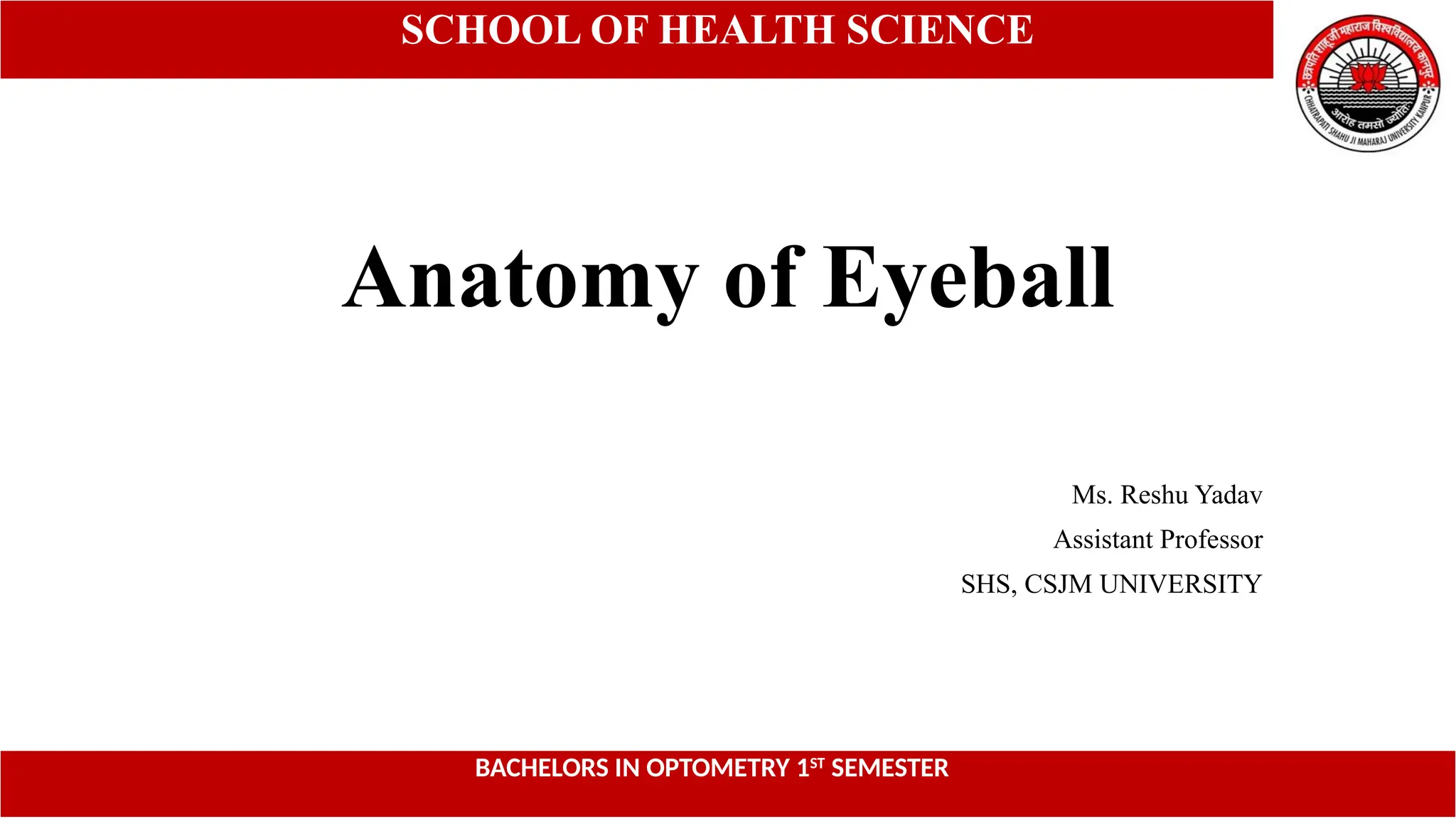 The Human Eyeball: Anatomy, Structure, and Clinical Significance | PPTX