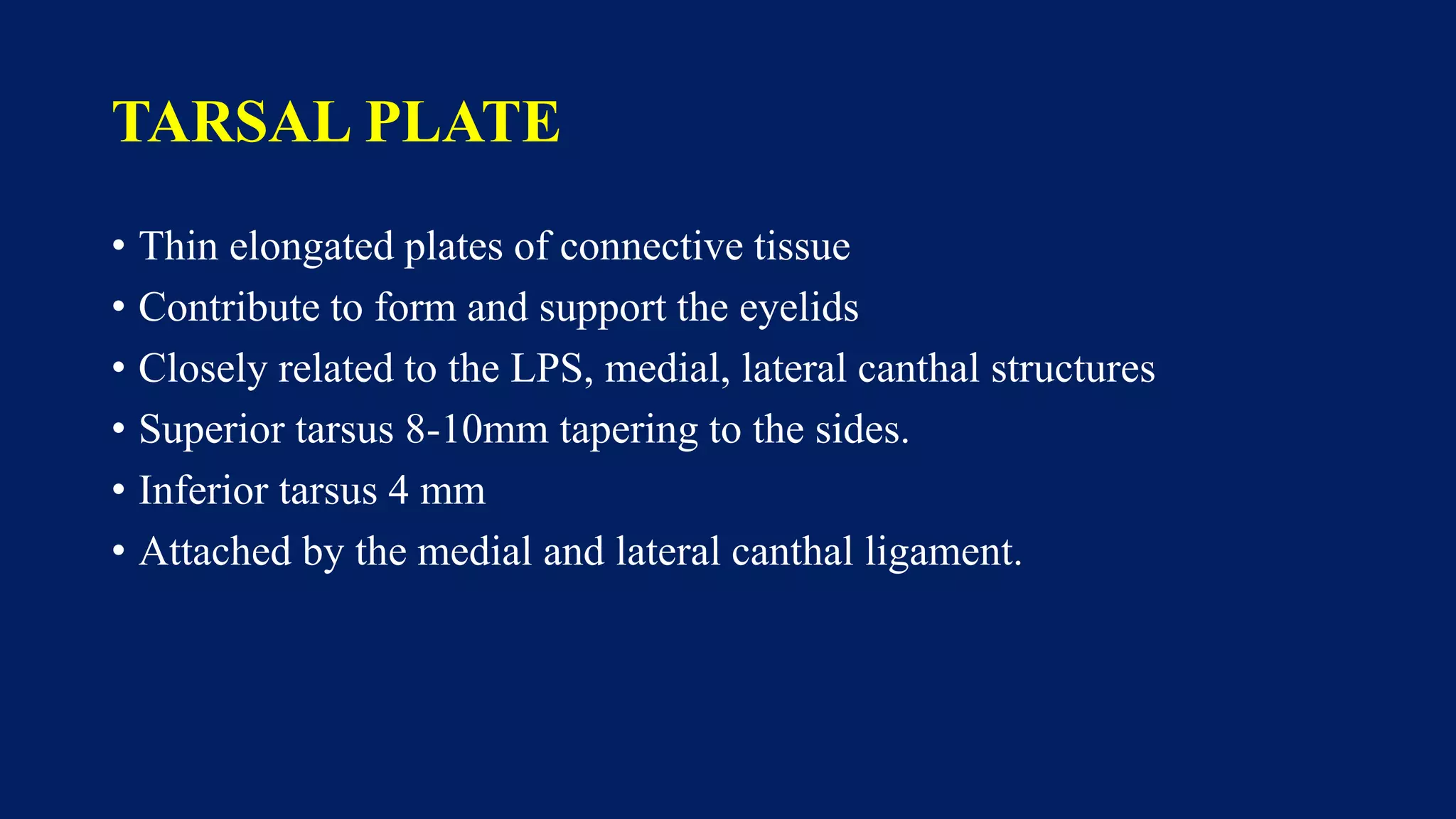 Anatomy of eyelid and eyelid reconstruction | PPTX
