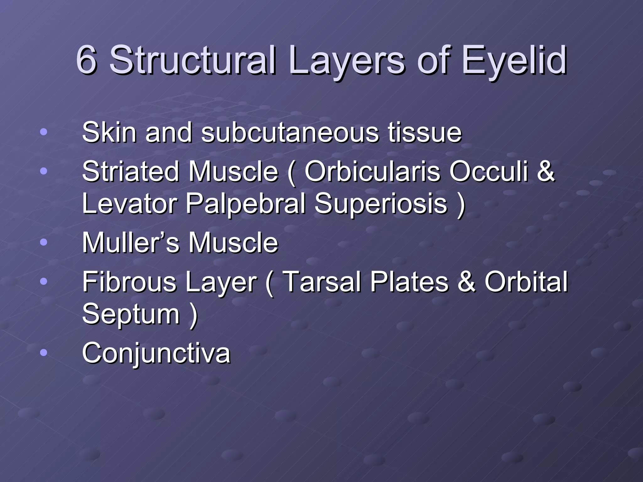 Anatomy of Eyelids | PPT