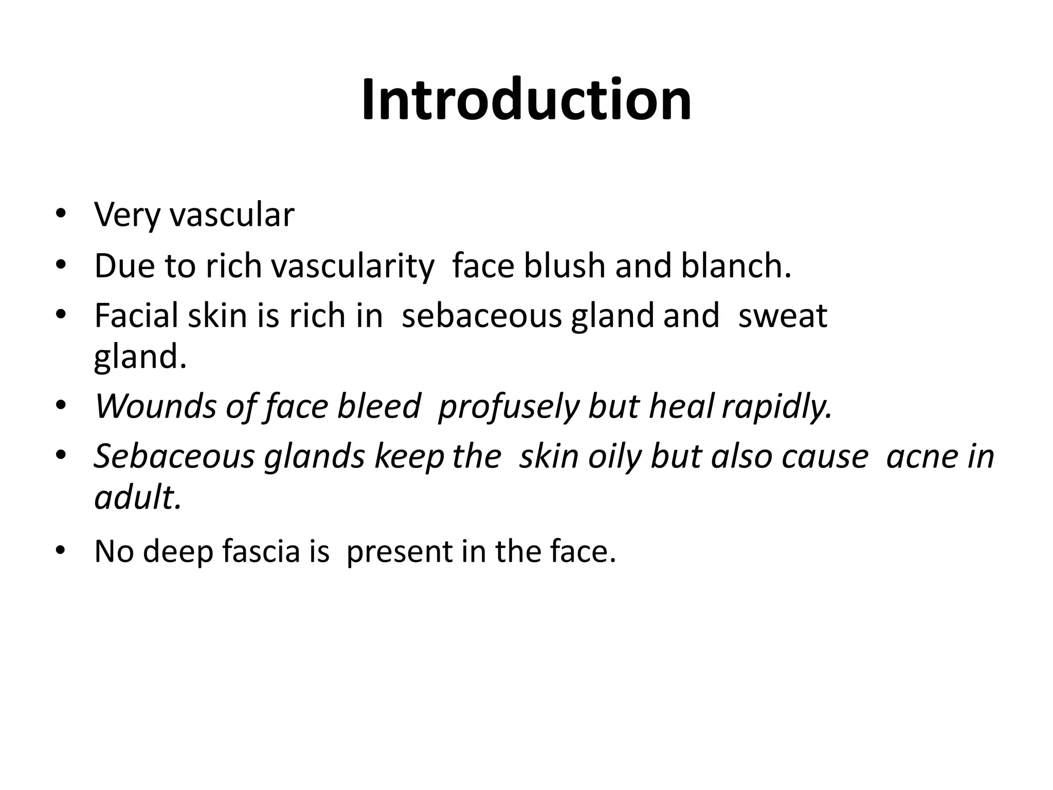 Anatomy of face | PPTX