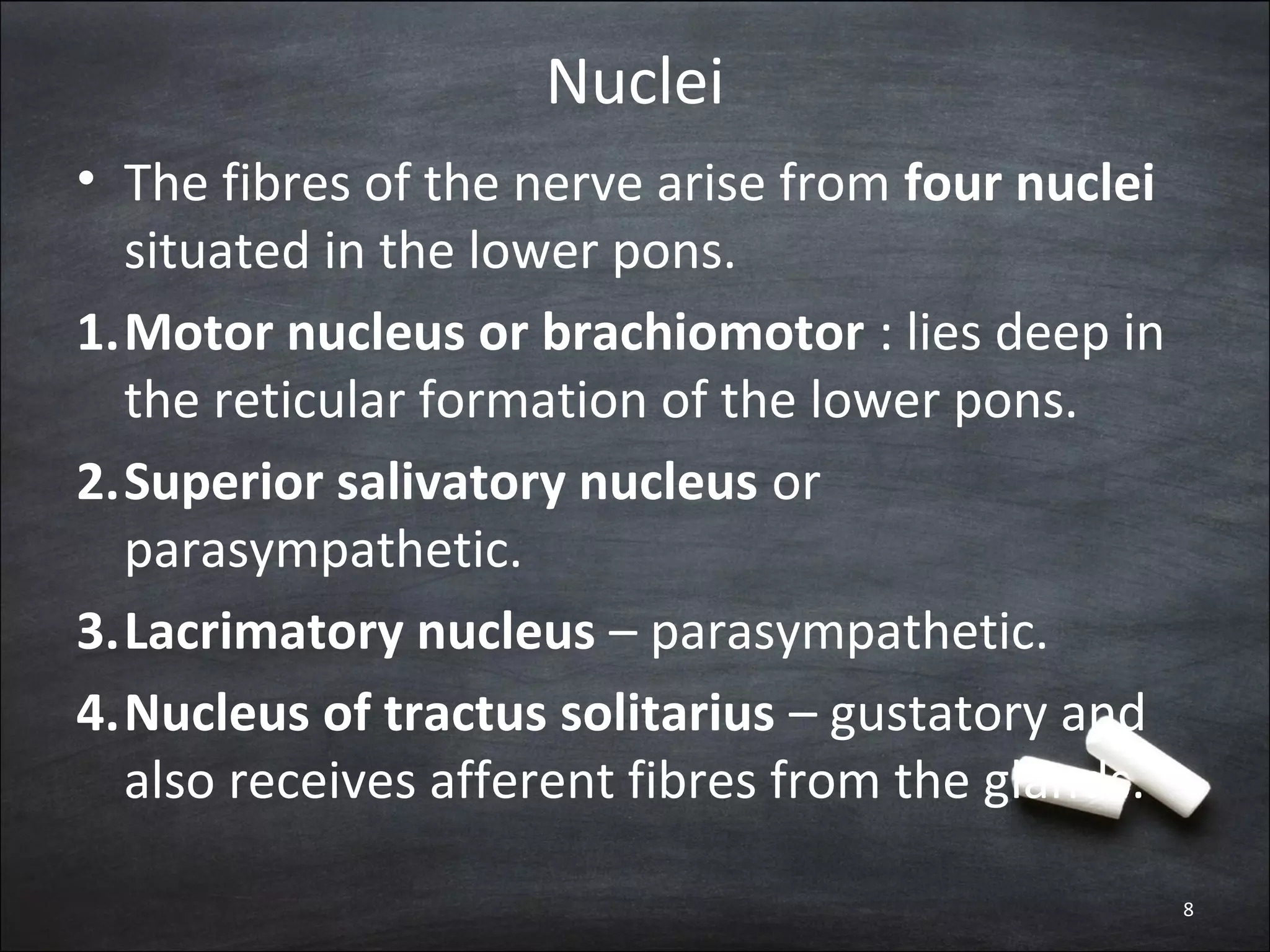 Anatomy of facial nerve | PPT