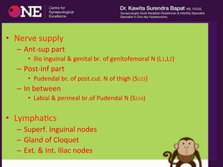 Anatomy of female genital tract | PDF | Pregnancy | Reproductive Health