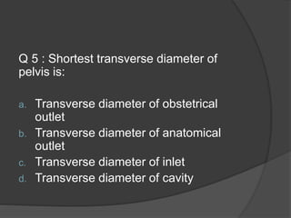 Anatomy of female pelvis and Fetal Diameters 2020.pptx