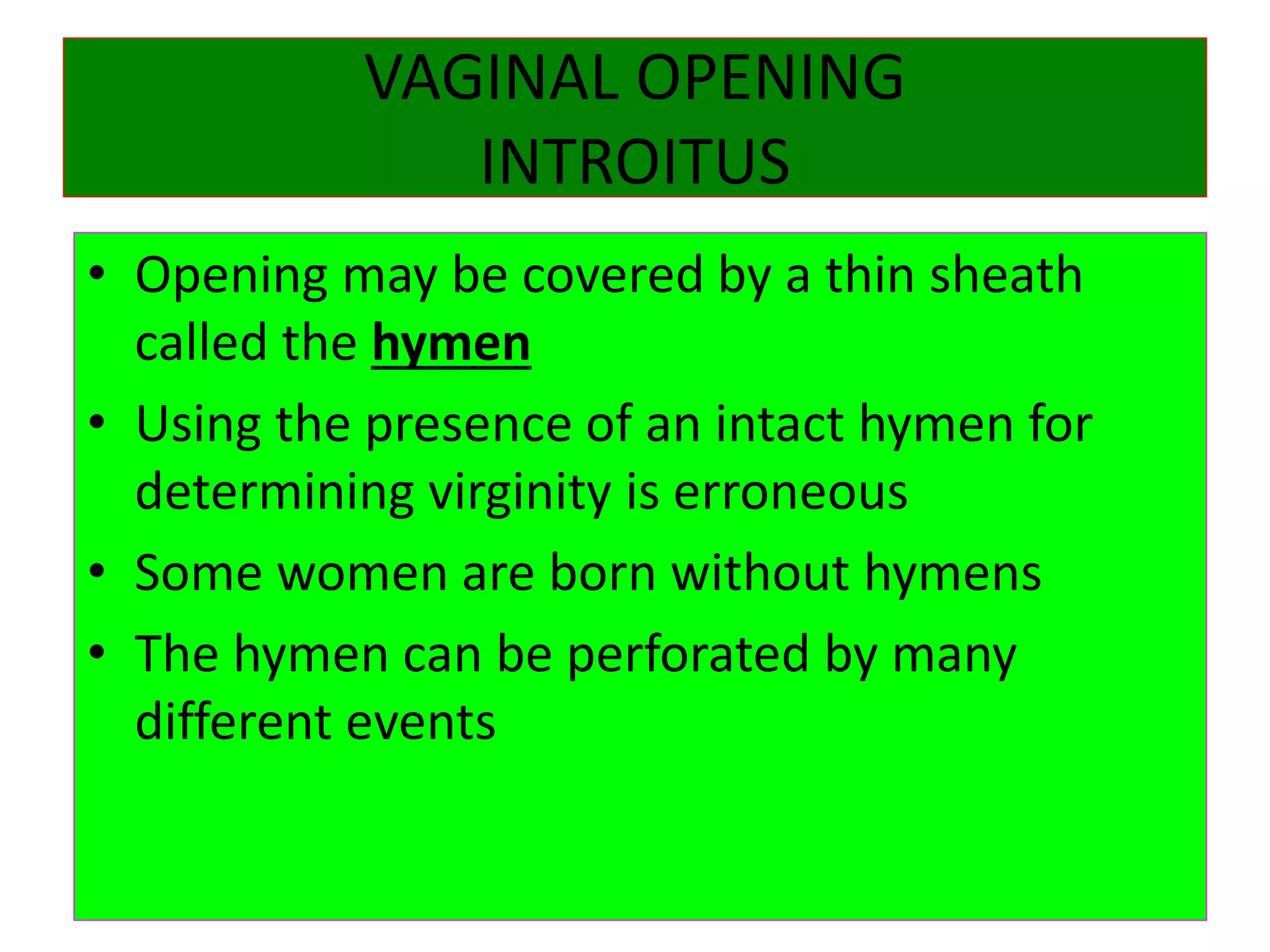 Anatomy of female reproductive organs | PPTX