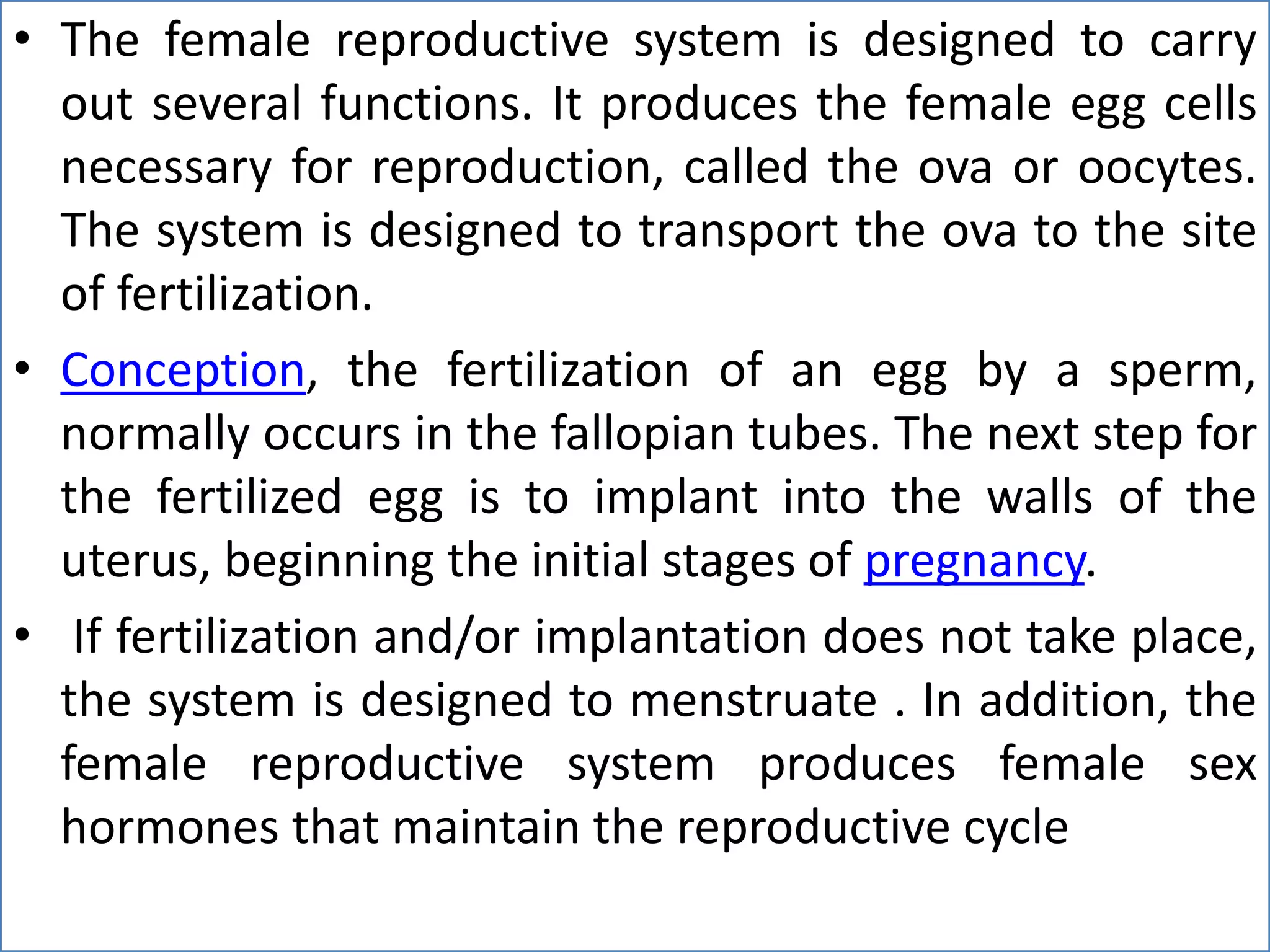 Anatomy of female reproductive organs | PPTX
