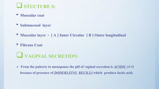 Anatomy of female reproductive organs | PPTX