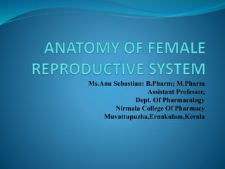 Anatomy of female reproductive system PART5 | PPT