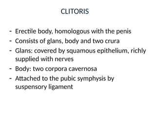 Anatomy and applied aspects of Female genital tract | PPTX
