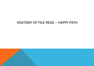 Anatomy of file read in hadoop | PPT