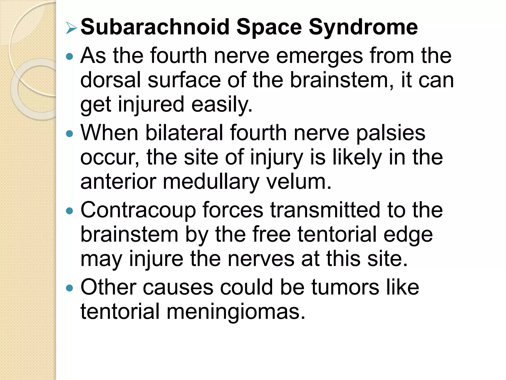 Anatomy of fourth and sixth cranial nerve 06.12.13