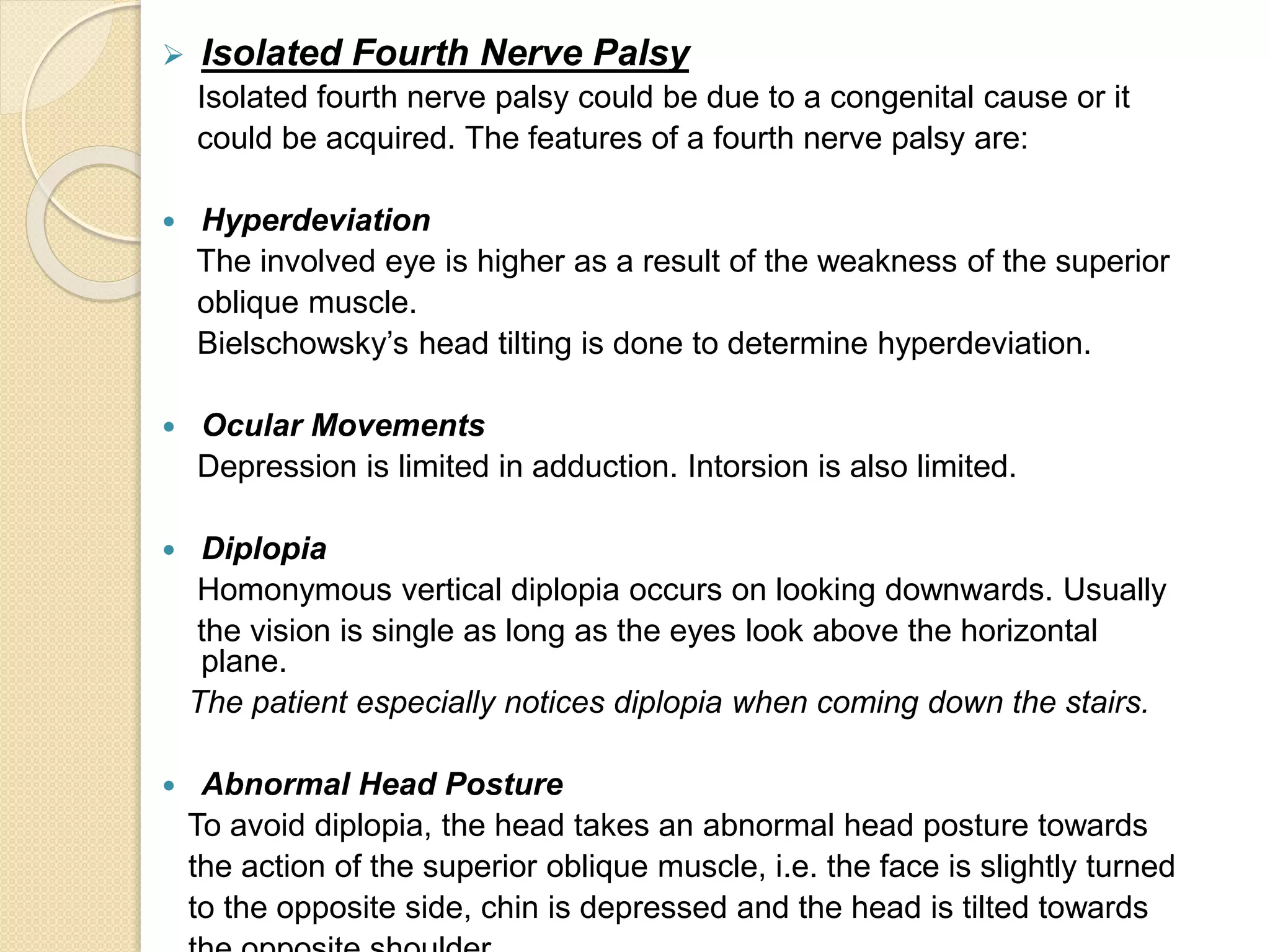 Anatomy of fourth and sixth cranial nerve 06.12.13