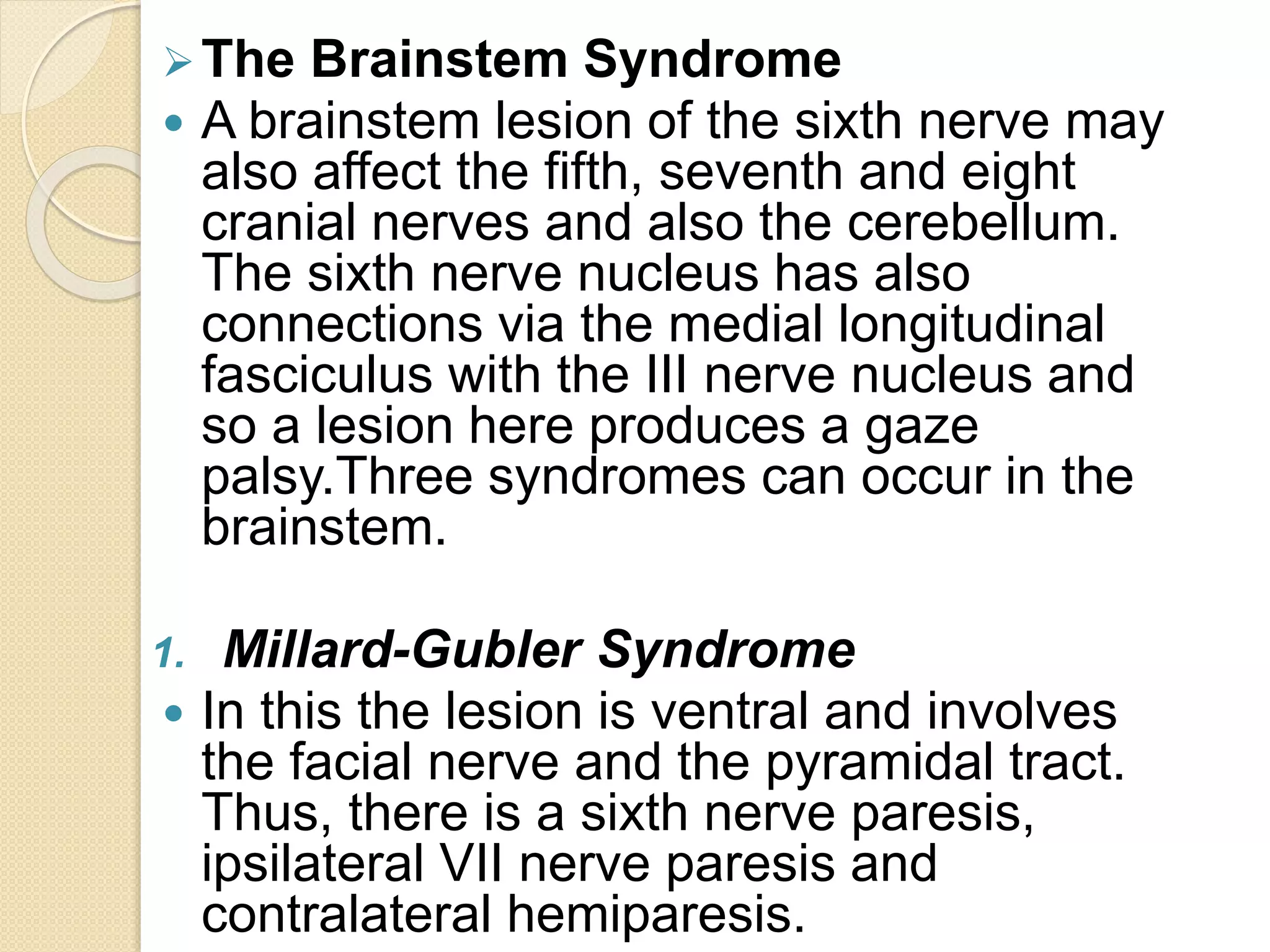 Anatomy of fourth and sixth cranial nerve 06.12.13