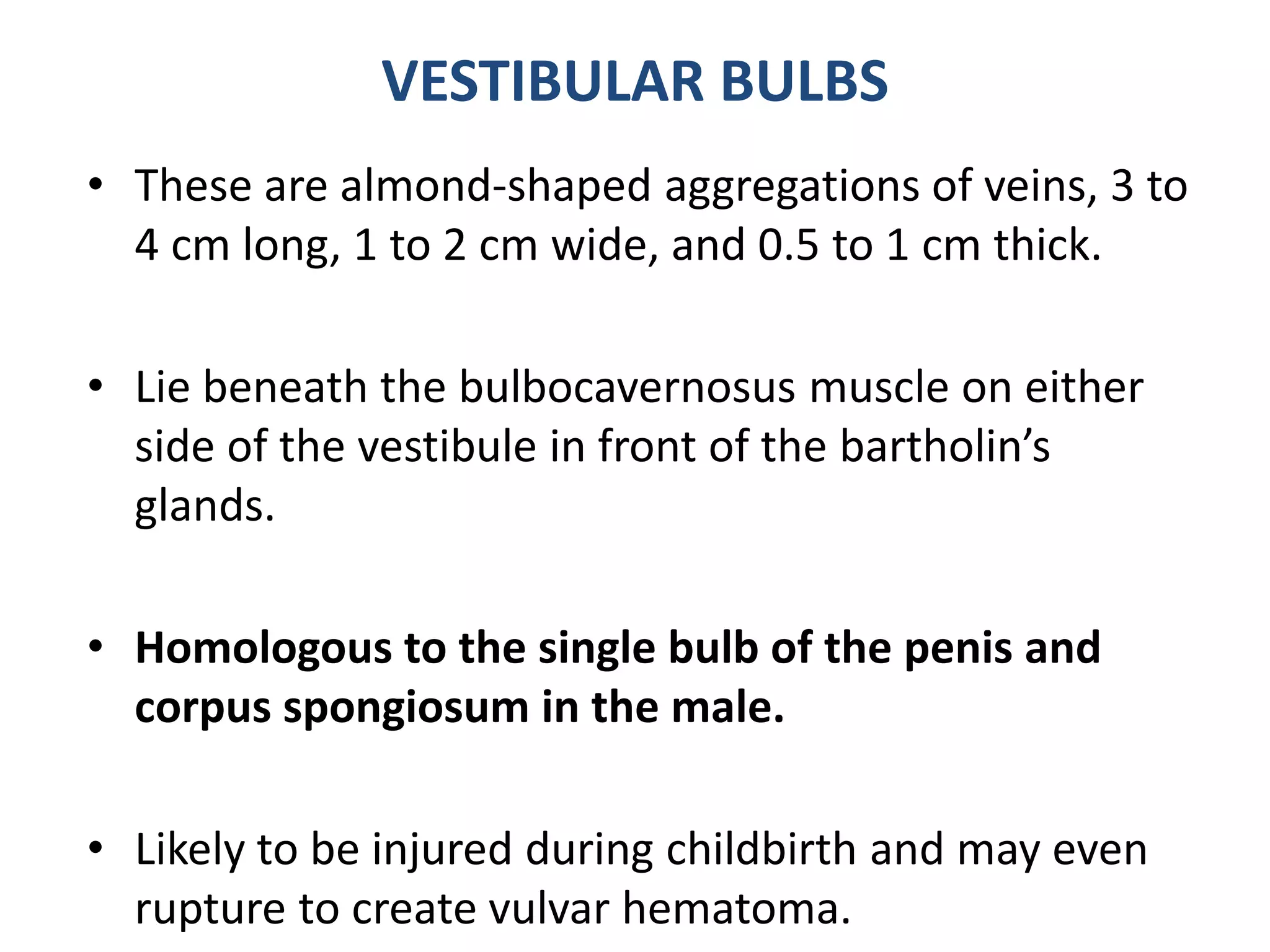 Anatomy of female external genital tract, urethra, urinary bladder | PPTX