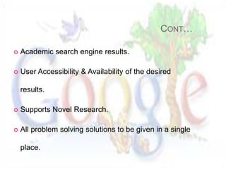 Anatomy of google | PPTX