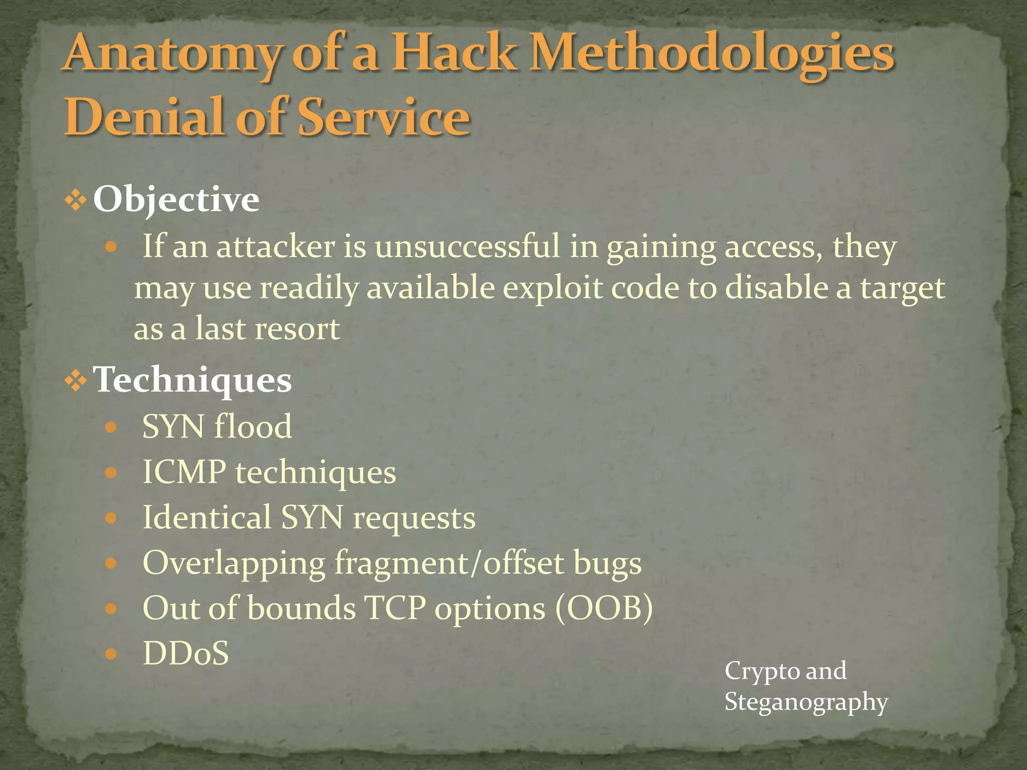 Anatomy Of Hack | PPTX