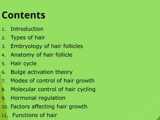 Anatomy of hair PowerPoint dermatology pg | PPTX