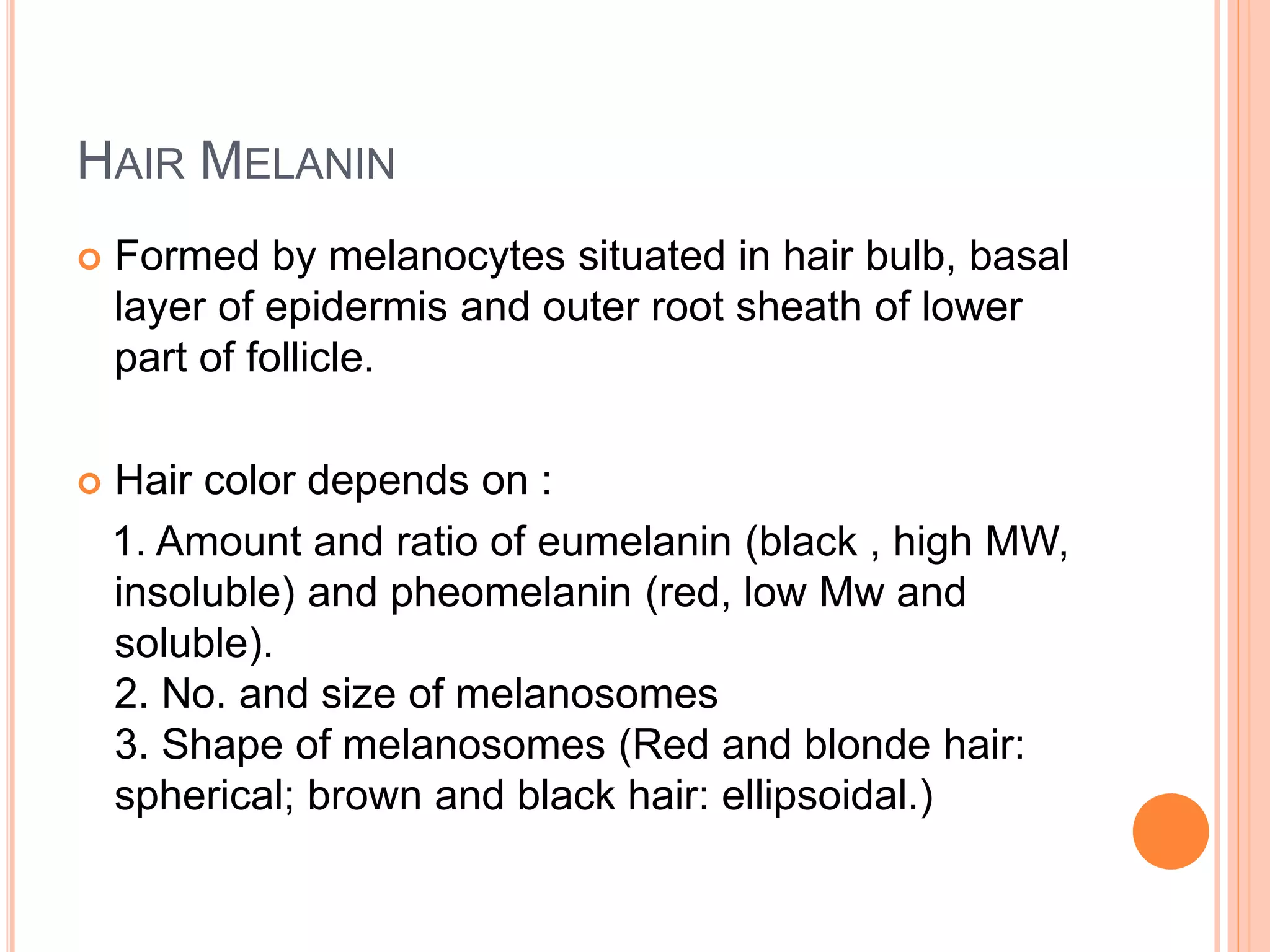 Anatomy of hair and hair cycle | PPTX