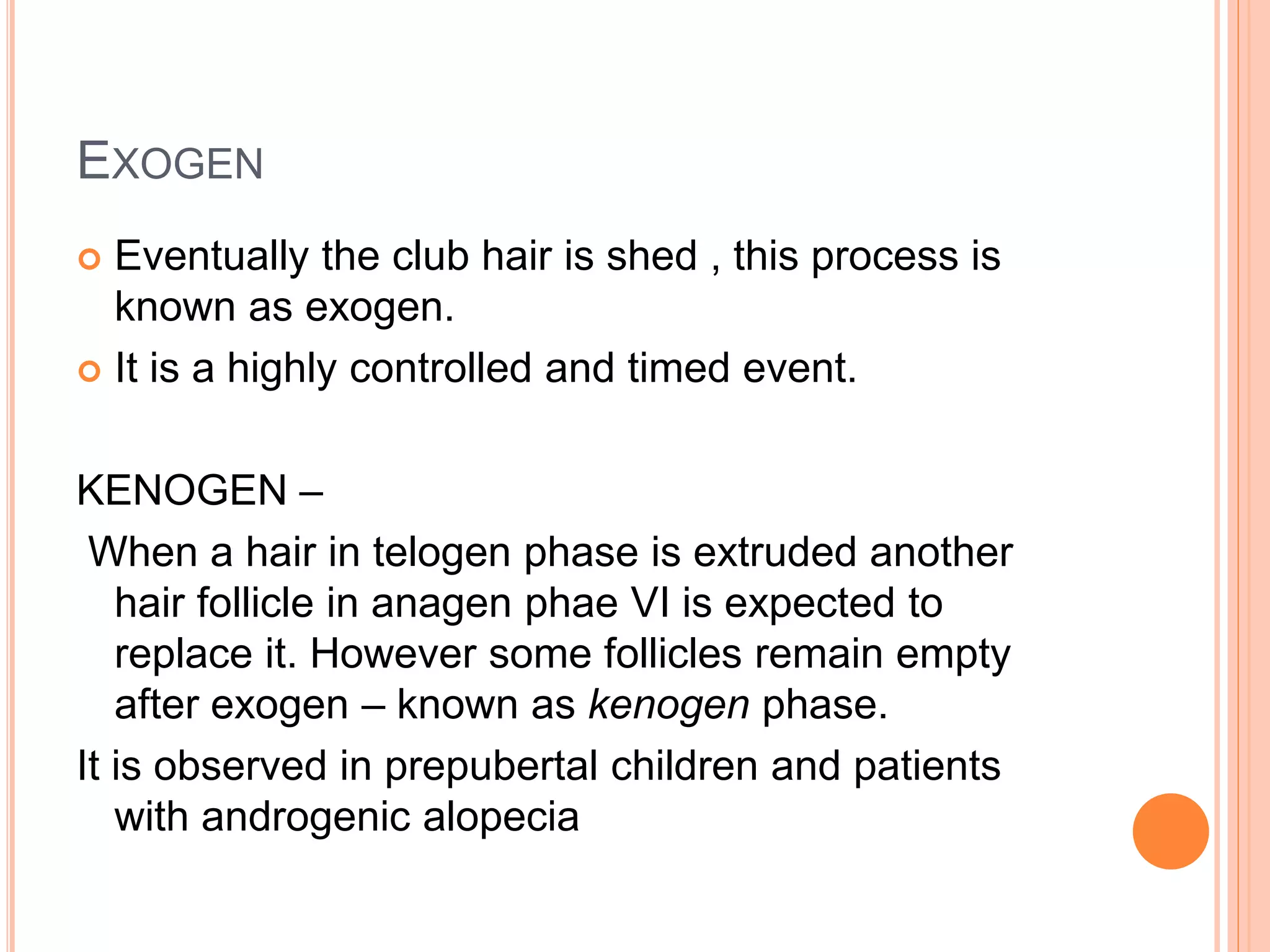 Anatomy of hair and hair cycle | PPTX