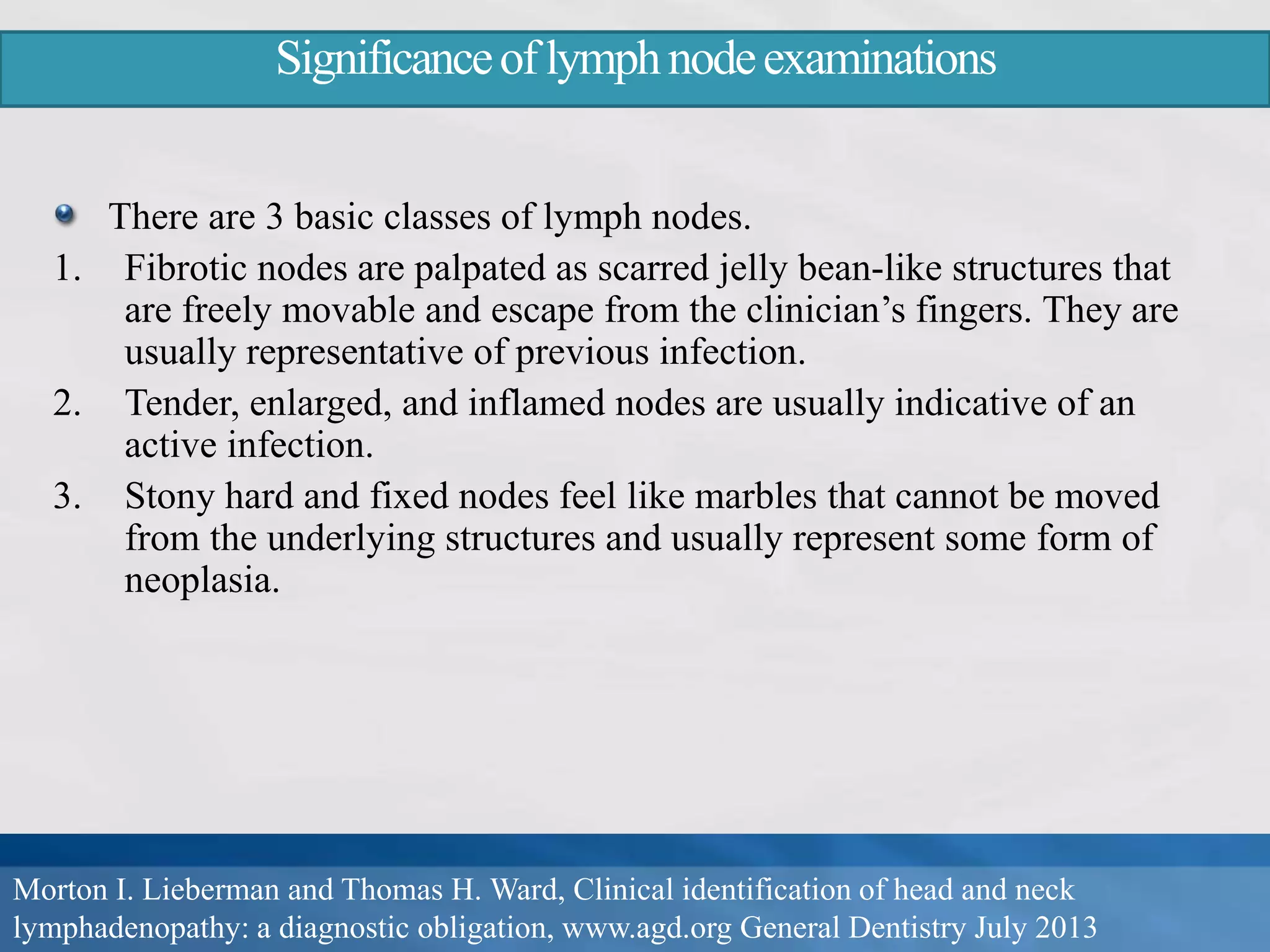 Lymph nodes of head & neck, Normal anatomy and its applied aspect | PPTX
