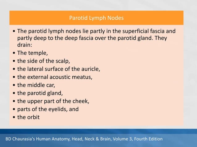Lymph nodes of head & neck, Normal anatomy and its applied aspect | PPTX