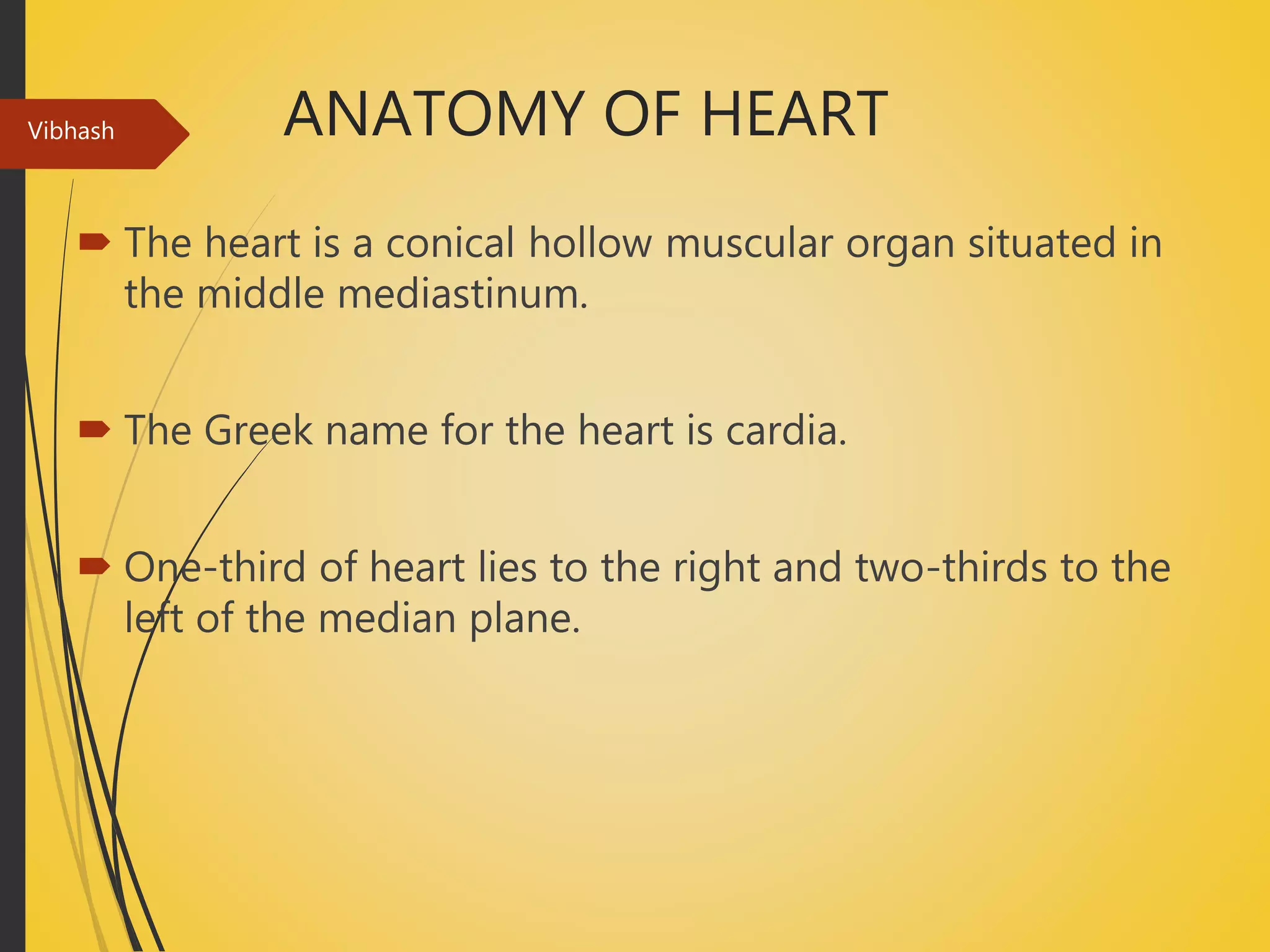 Anatomy of heart | PPTX