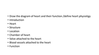 ANATOMY OF HEART.reagarding the riagt and left ventricle | PDF