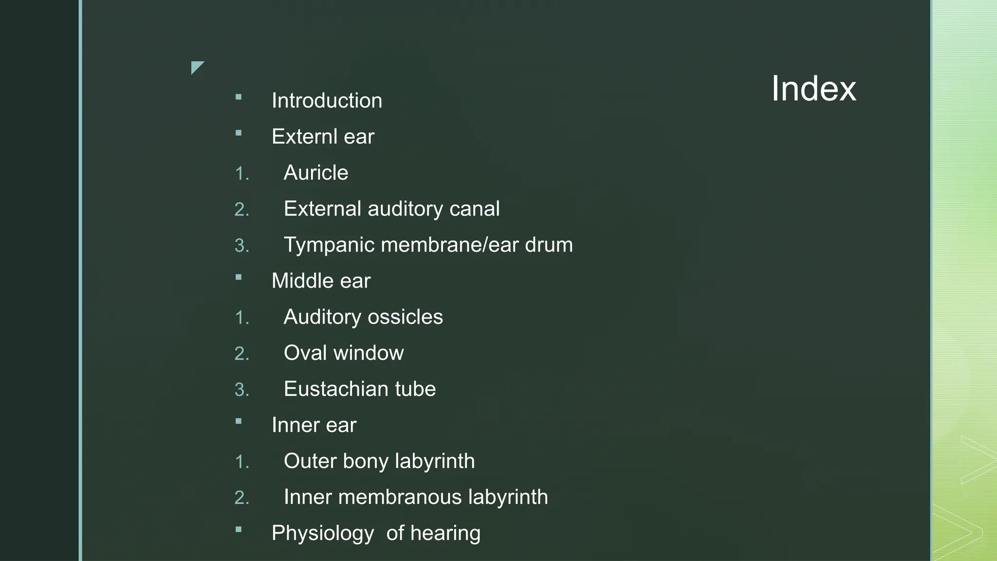 anatomy of human ear and its disease with parts | PPTX