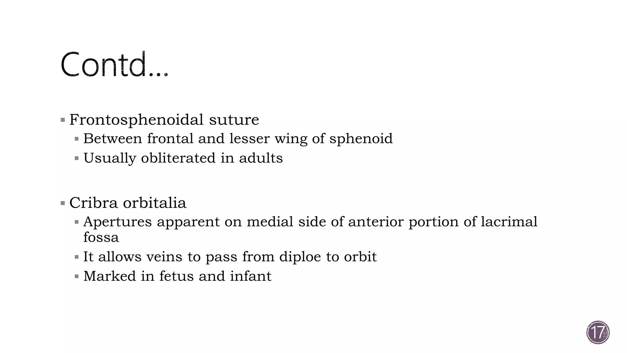 Anatomy of human orbit | PPTX