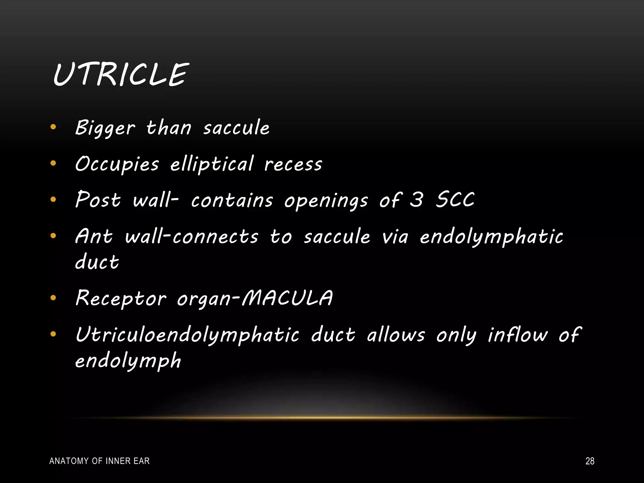 Anatomy of Inner Ear -Dr. Ashly Alexander | PPTX