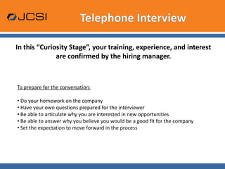 Anatomy of the Interview Process | PPTX