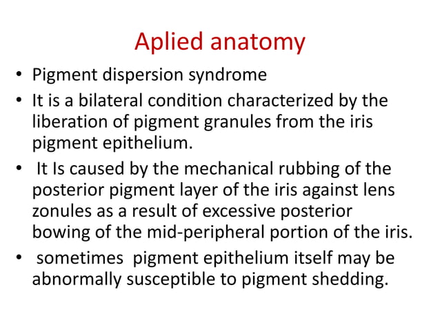 Anatomy of iris | PPTX