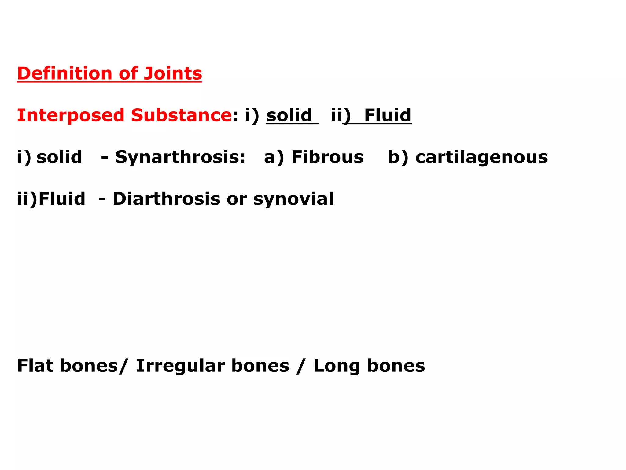 Anatomy of joint | PPTX