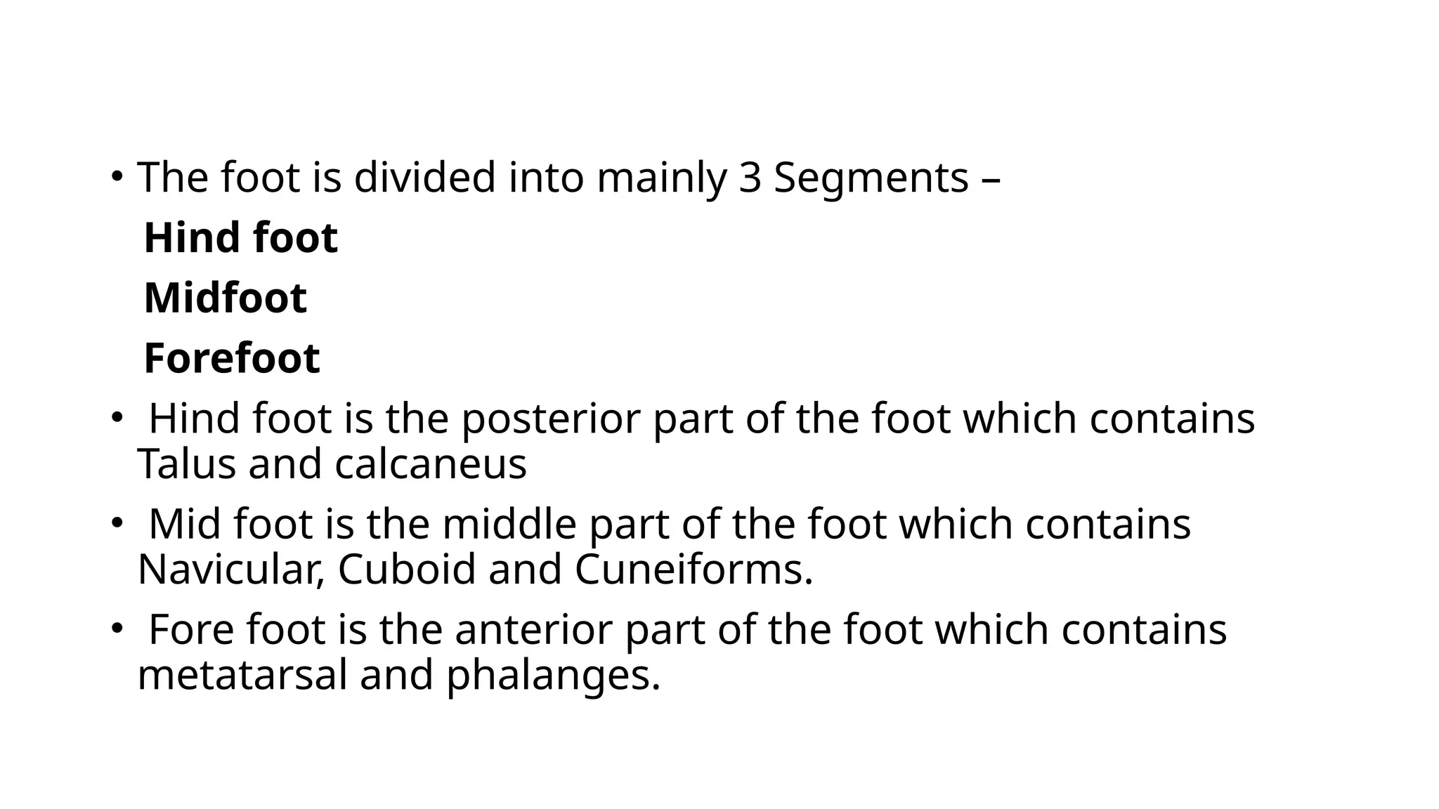 Anatomy of Joints of Foot.pptx its associated bones and ligaments | PPTX