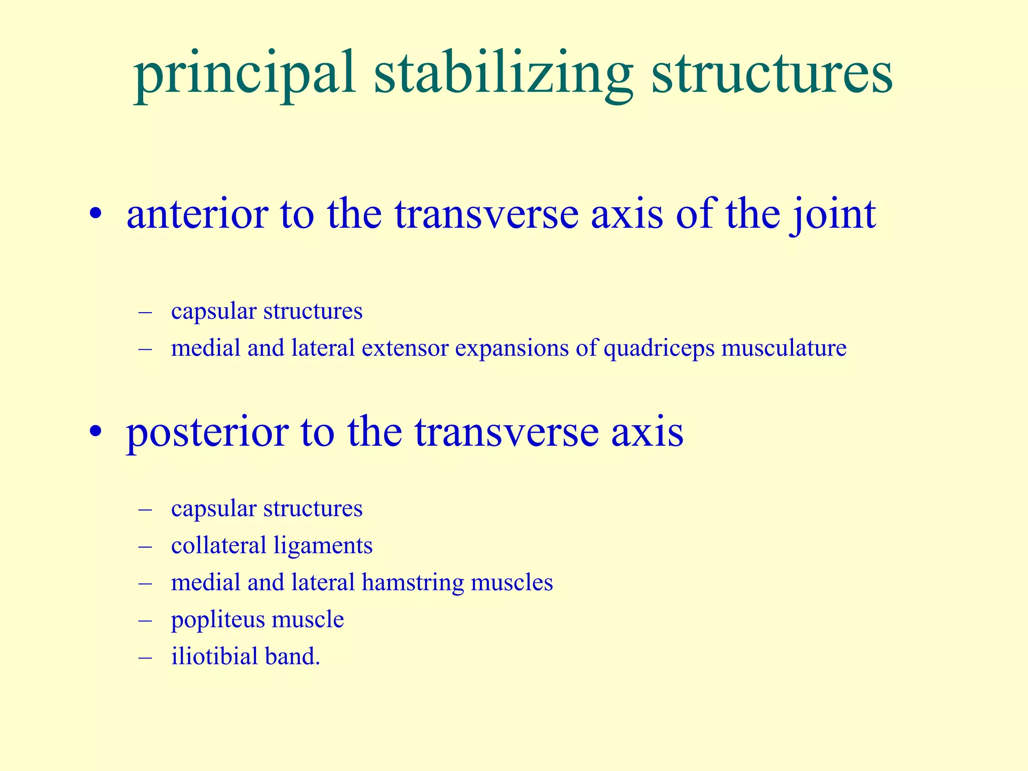 Anatomy of knee | PPTX
