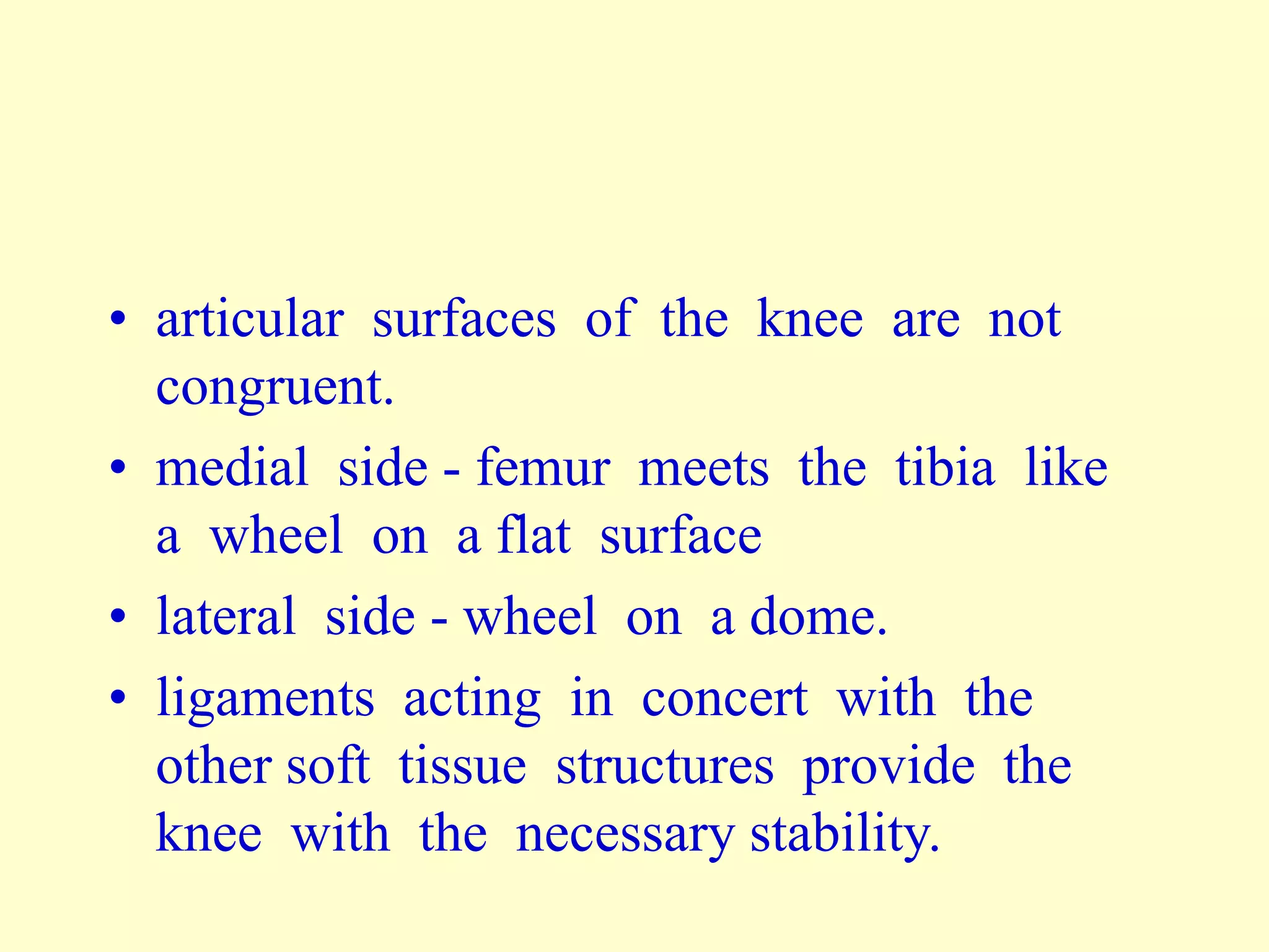 Anatomy of knee | PPTX