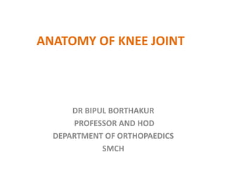 Anatomy of knee joint | PPTX
