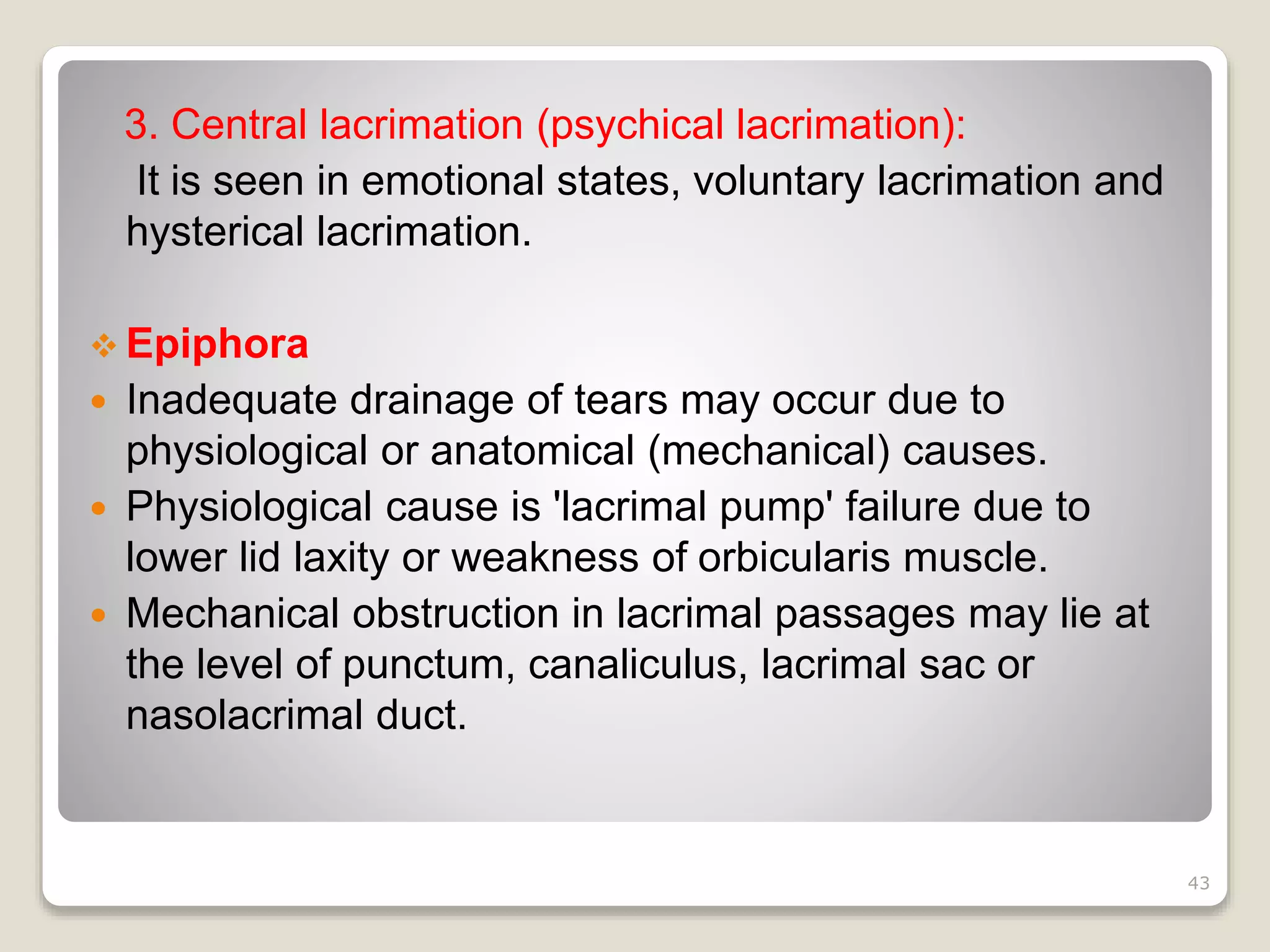 Anatomy of lacrimal apparatus | PPTX