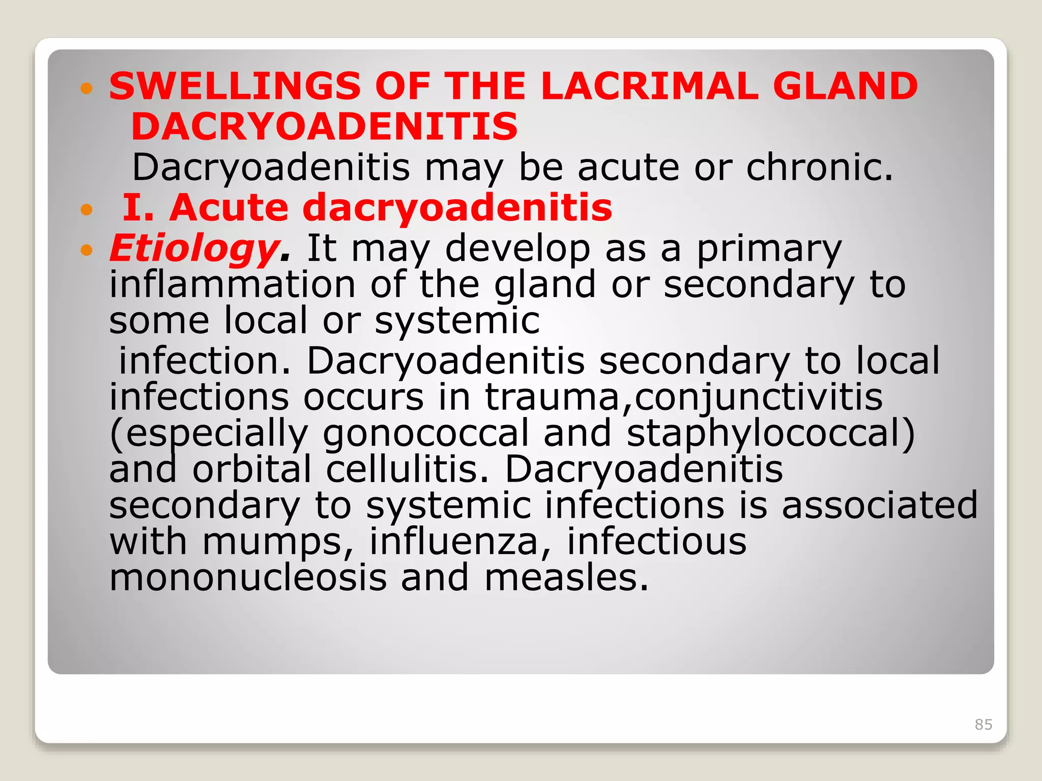 Anatomy of lacrimal apparatus | PPTX
