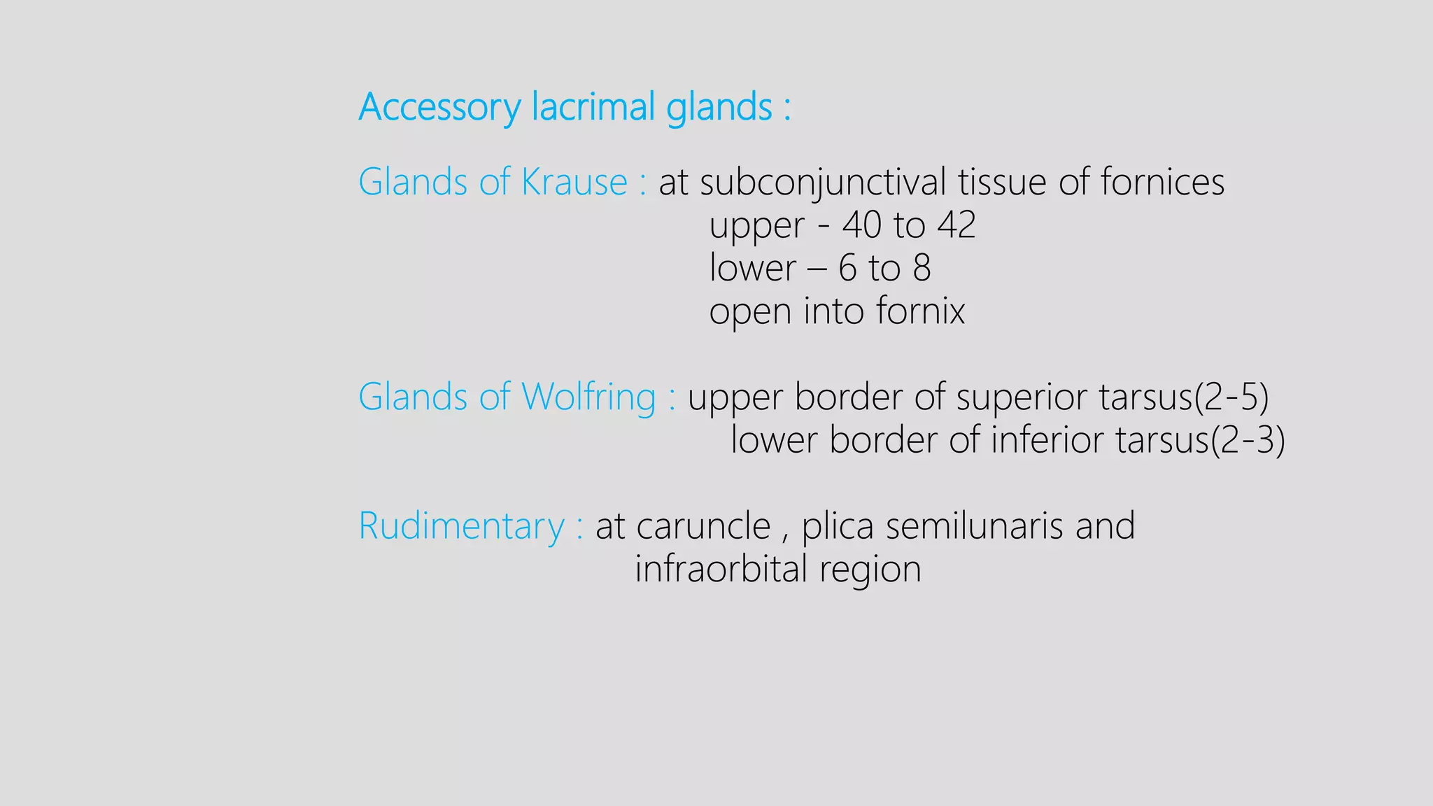 Anatomy of lacrimal apparatus | PPTX