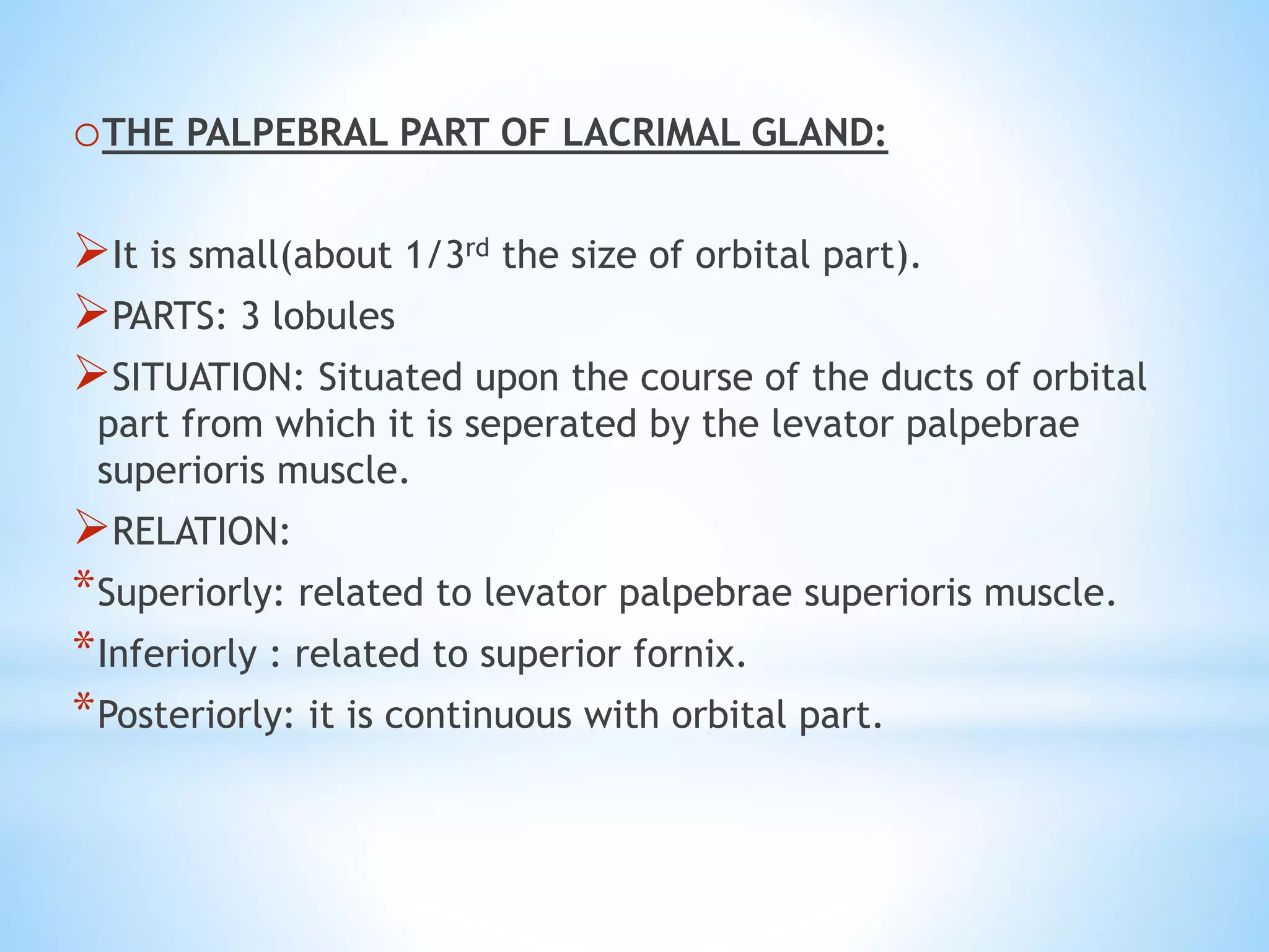 Anatomy of lacrimal apparatus | PPTX