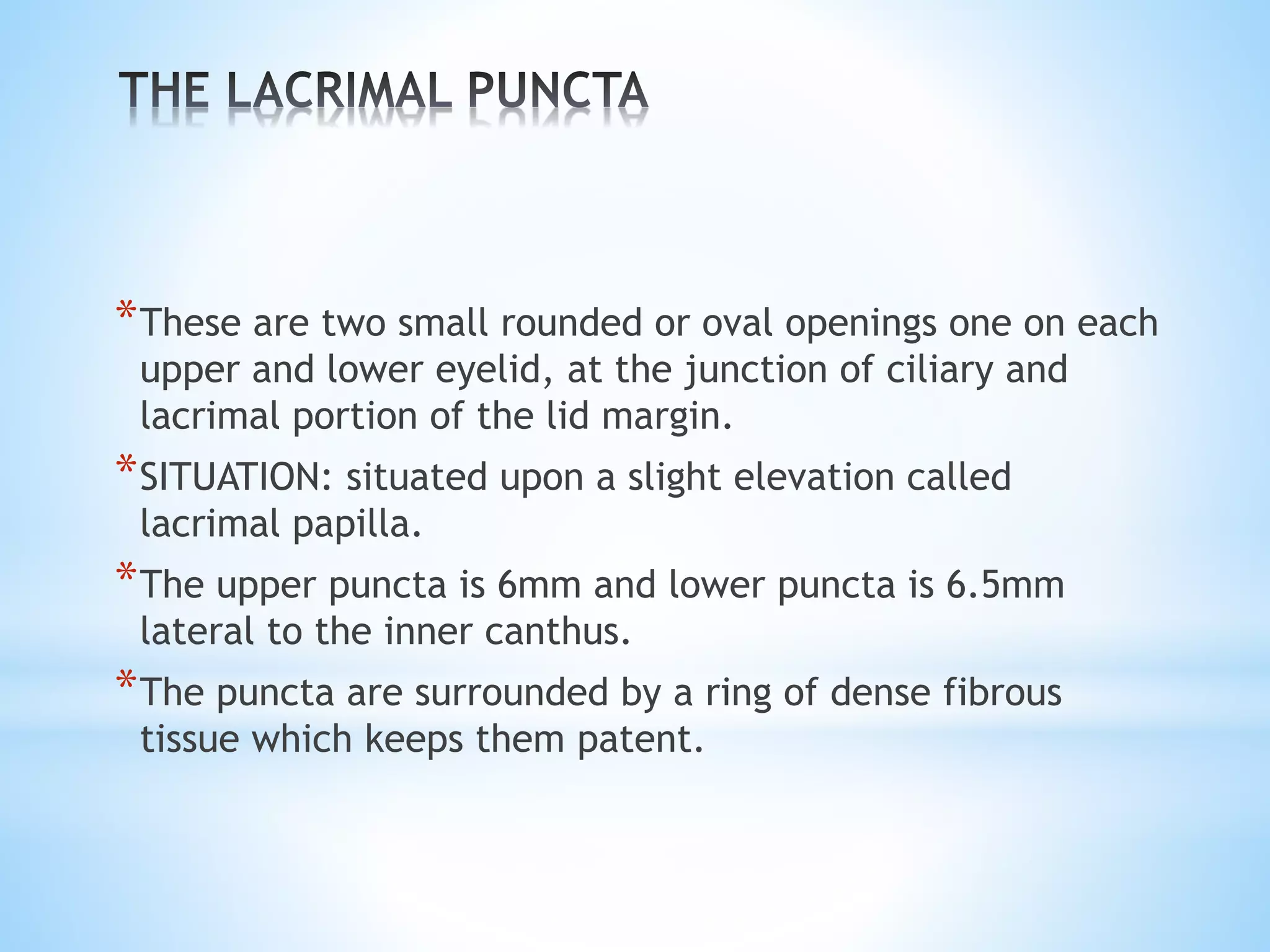 Anatomy of lacrimal apparatus | PPTX