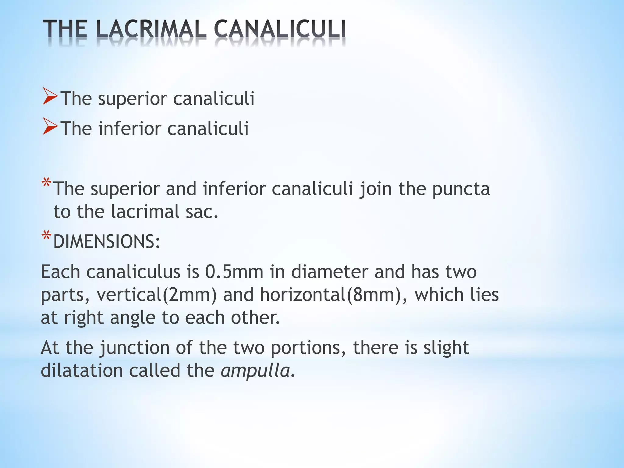 Anatomy of lacrimal apparatus | PPTX